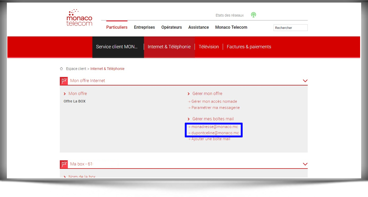 Assistance Mail - Monaco Telecom